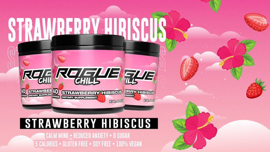 Rogue Chill | Gaming Drink - Strawberry Hibiscus Chill – Rogue Energy