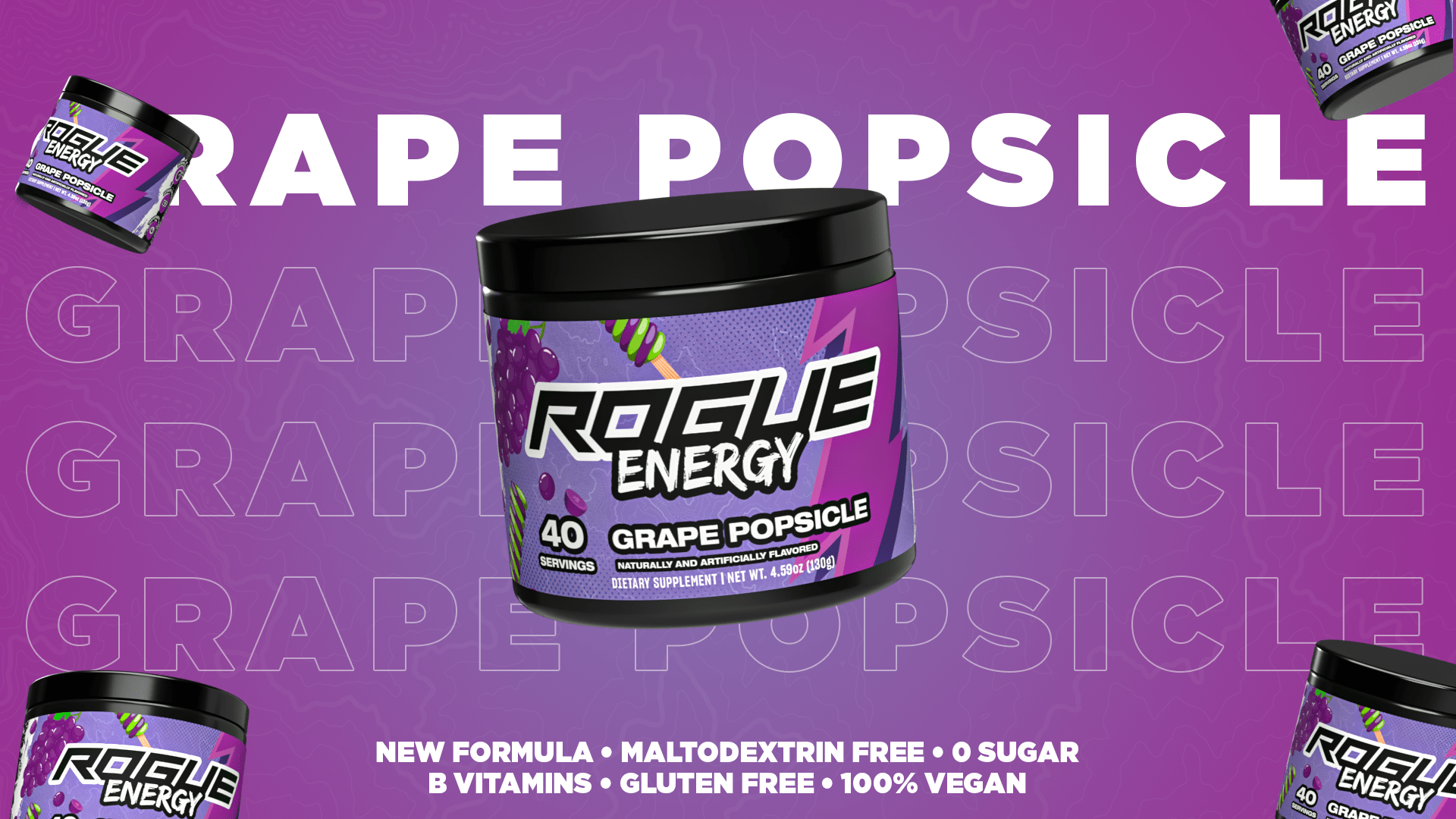 Rogue Energy | Gaming Drink - Rocket Pop