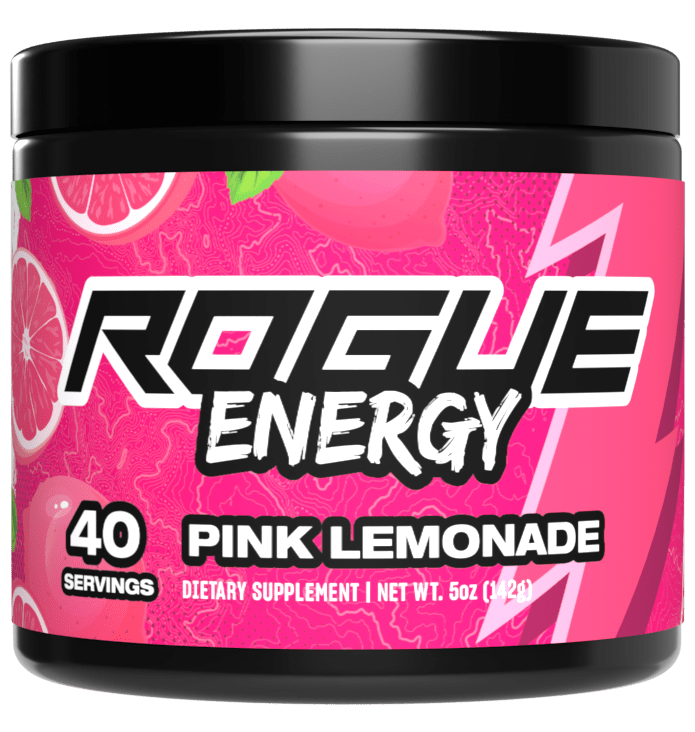 Rogue Energy | Gaming Drink - Pink Lemonade 2.0 Energy Formula
