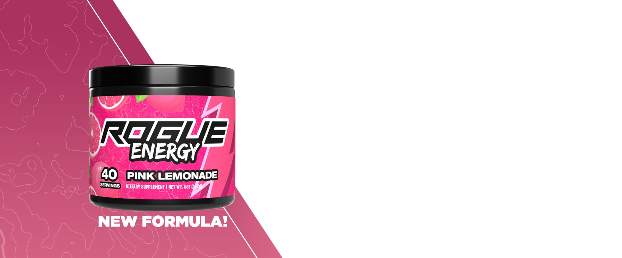 Rogue Energy Gaming Drink - Strawberry Kiwi