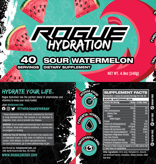 Rogue Hydration | Hydration Gaming Drinks – Rogue Energy