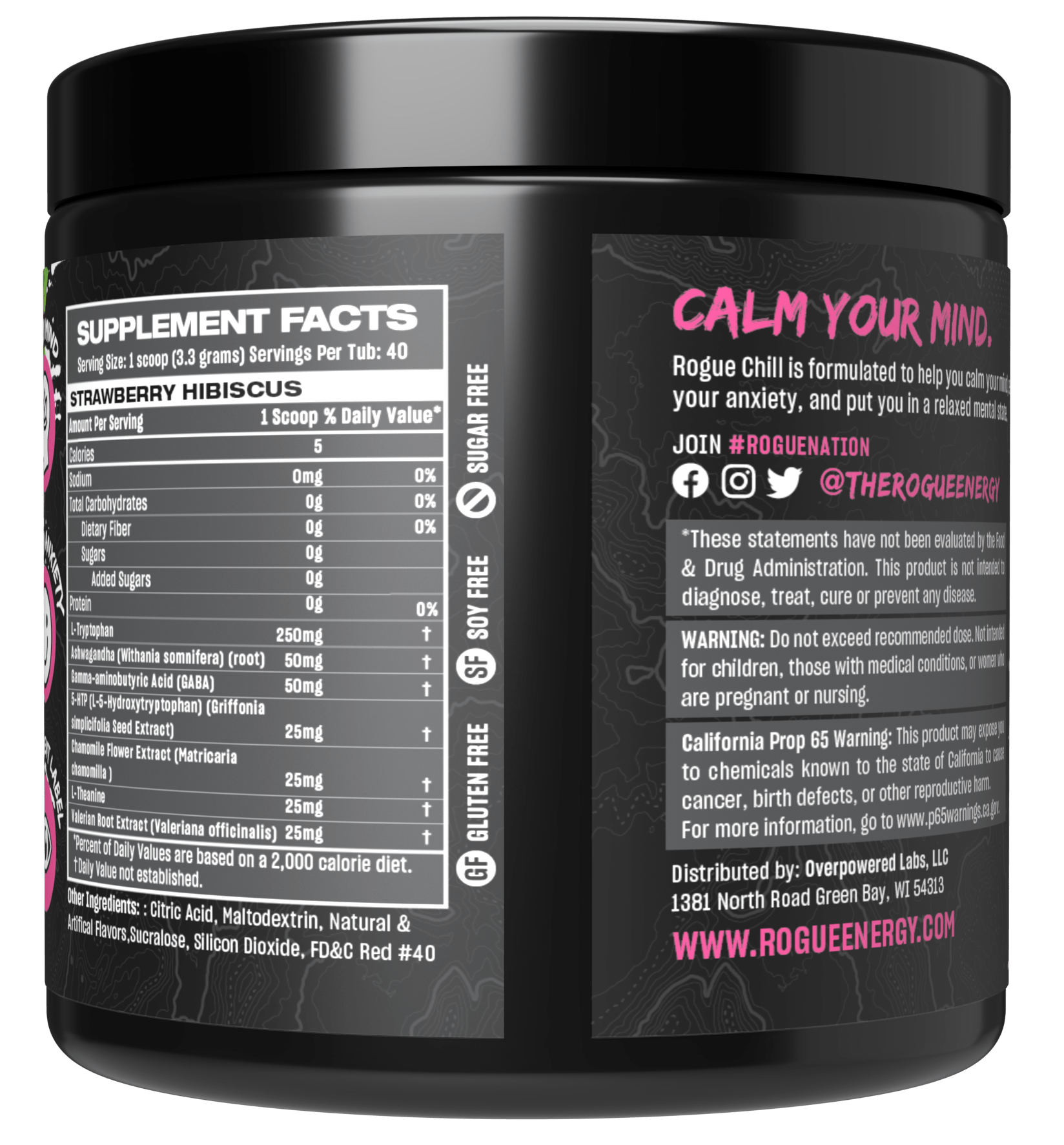 Rogue Chill | Gaming Drink - Strawberry Hibiscus Chill – Rogue Energy