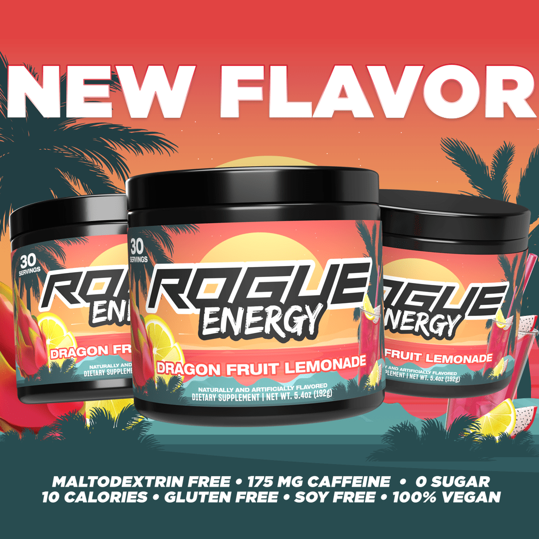 Rogue Energy - World's Best Gaming Energy Drink & Gaming Supplements