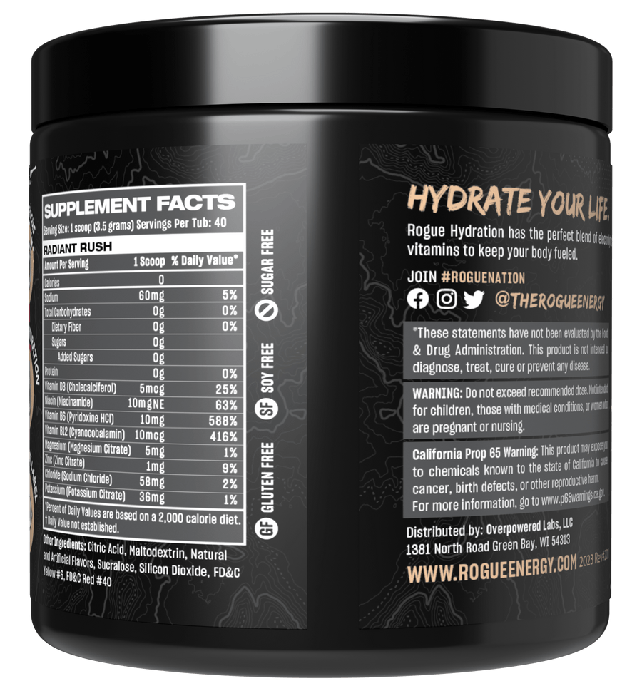 Rogue Hydration | Gaming Drink - Radiant Rush – Rogue Energy