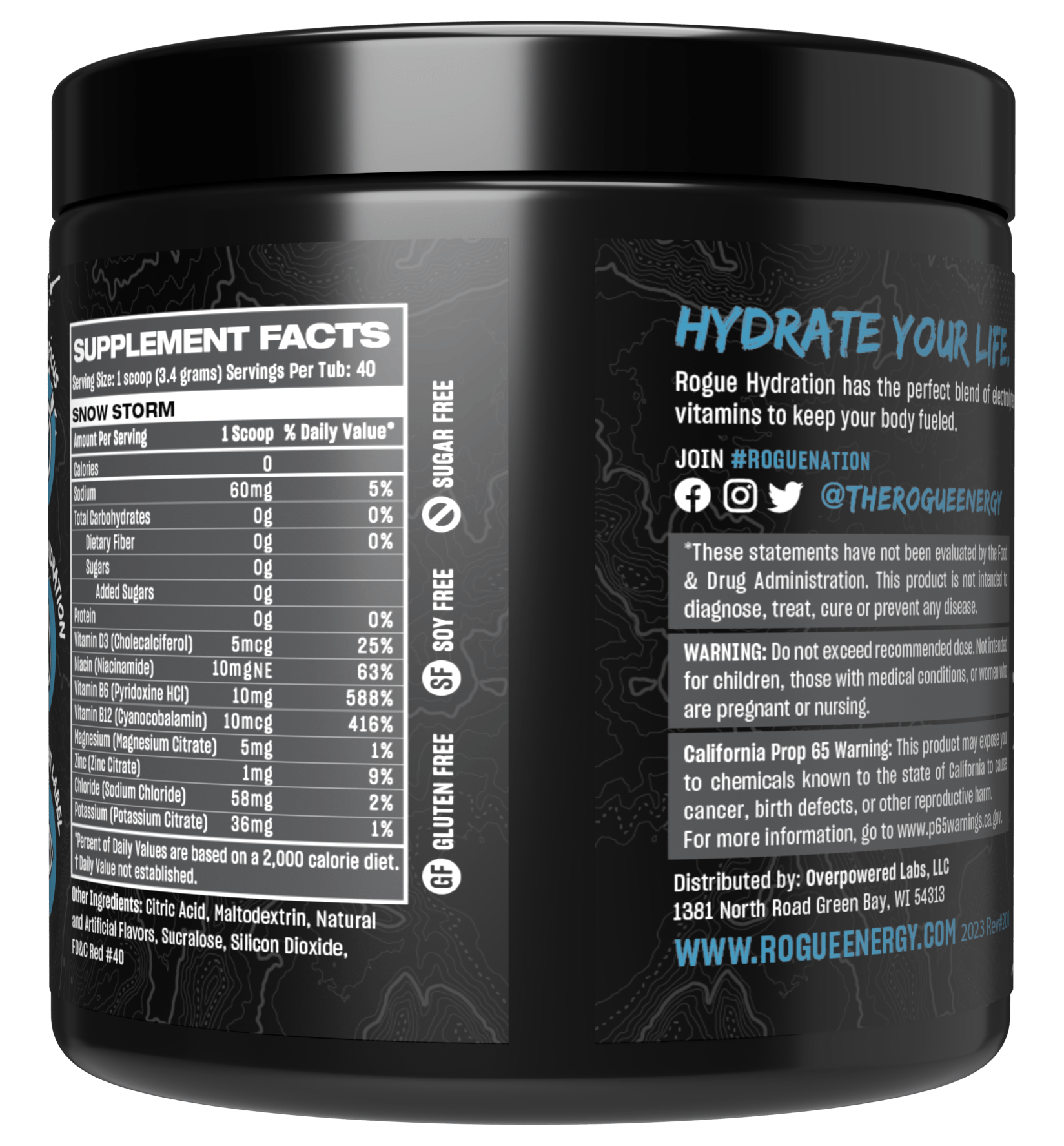 Rogue Hydration | Gaming Drinks - Snow Storm – Rogue Energy