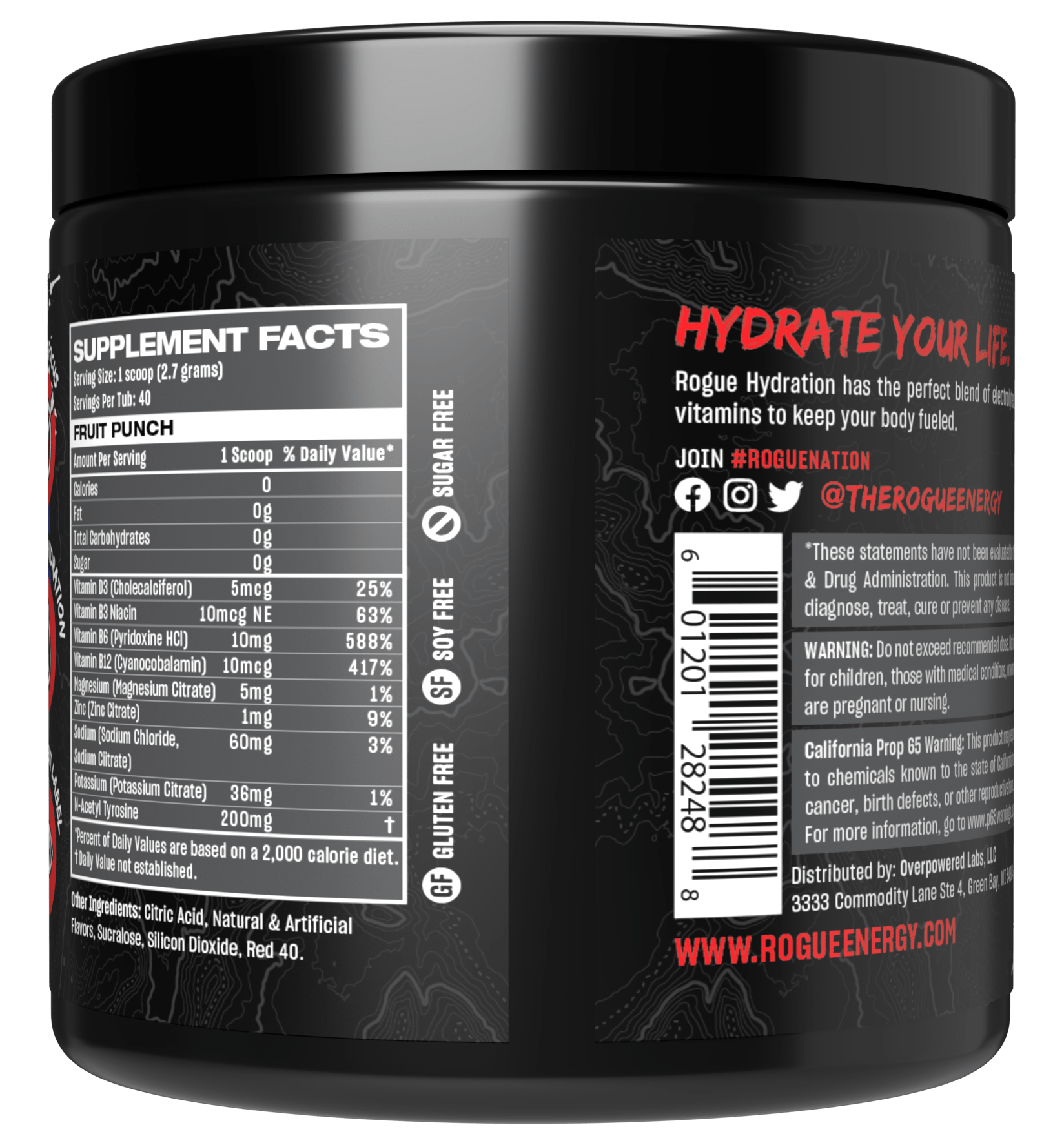 Rogue Hydration | Gaming Drink - Fruit Punch Hydration – Rogue Energy