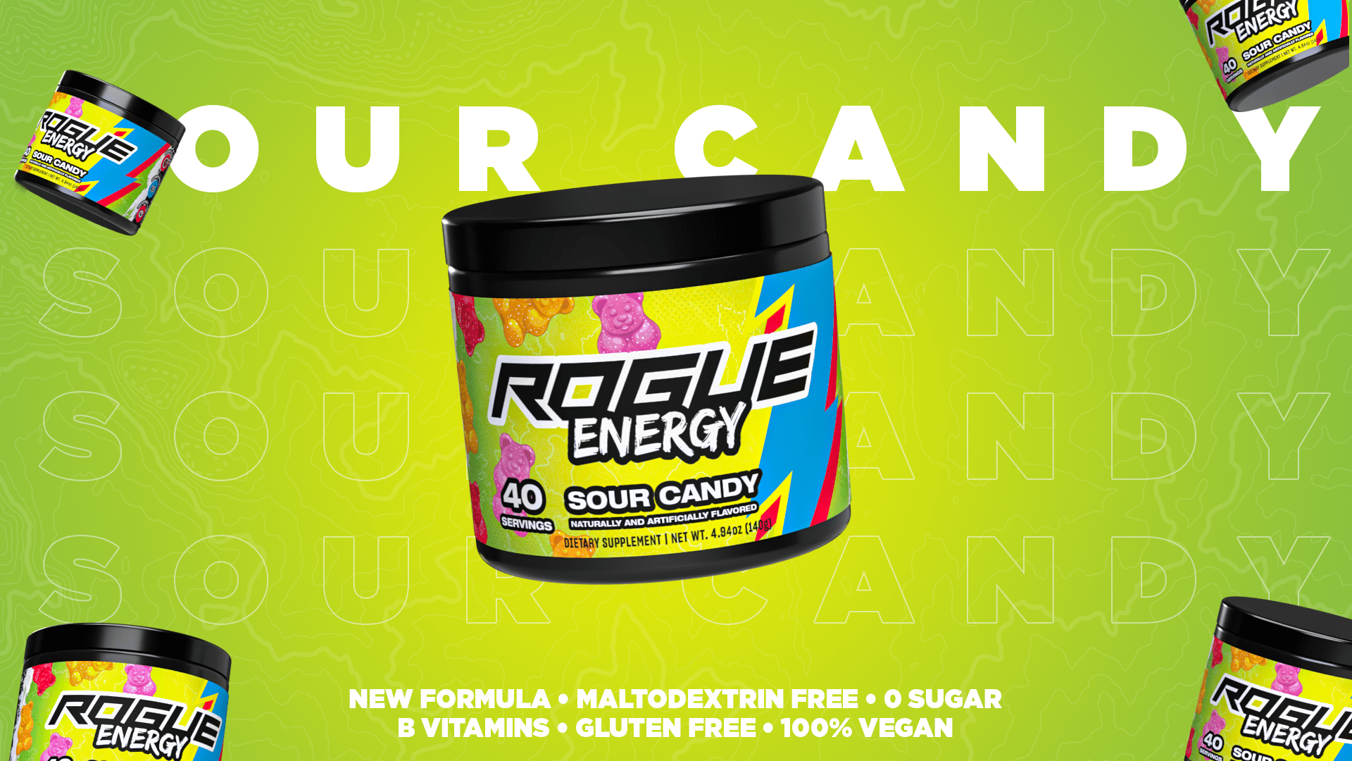 Rogue Energy Gaming Drink - Blood Orange