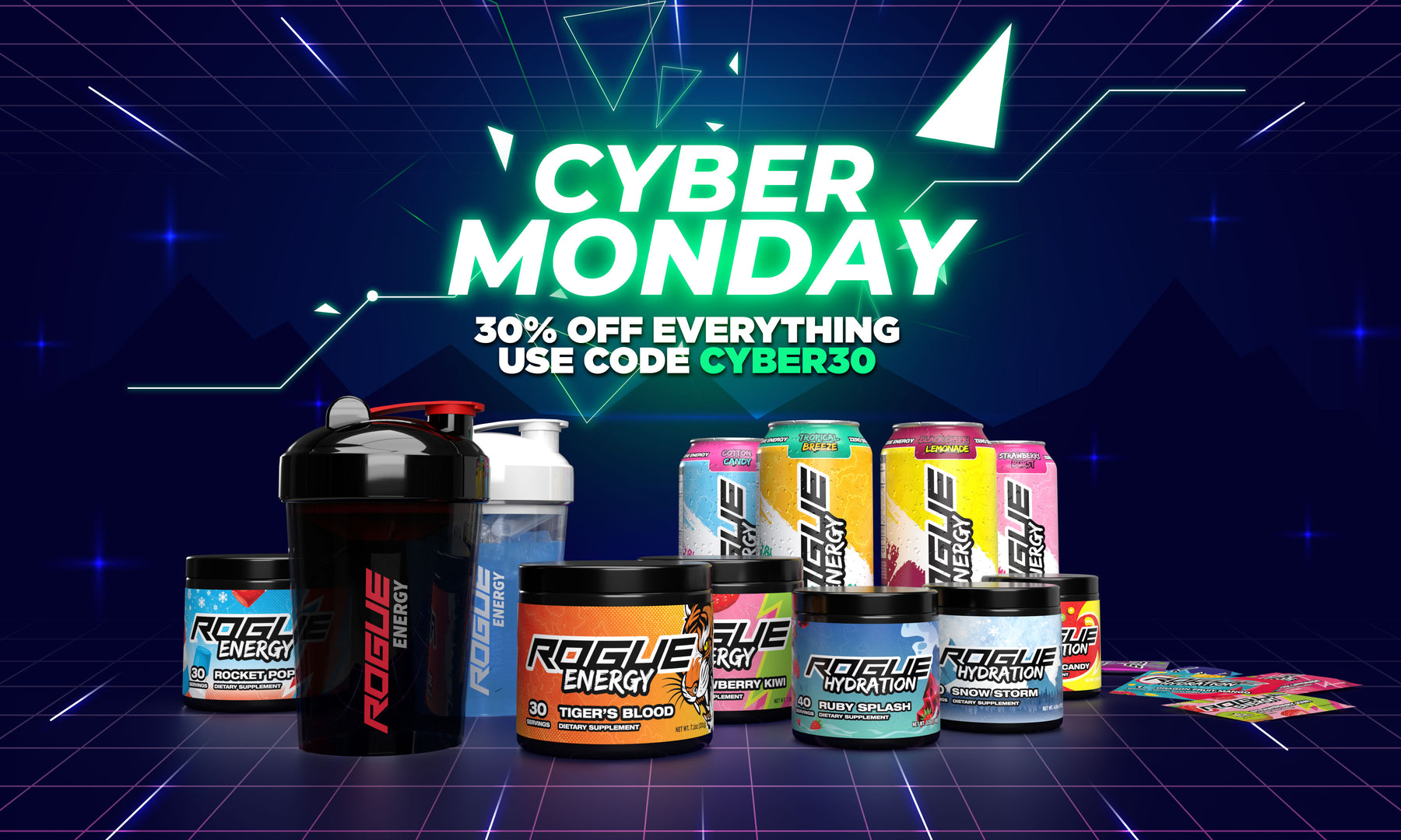 Rogue Energy - World's Best Gaming Energy Drink