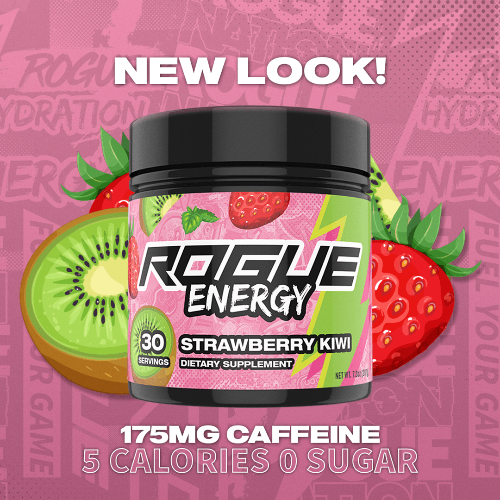 Rogue Energy Gaming Drink - Strawberry Kiwi